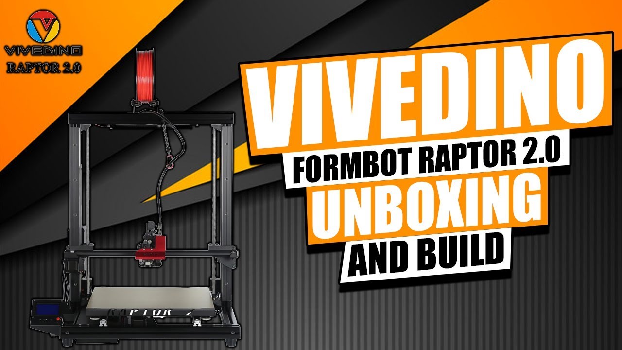 Vivedino Formbot Raptor 2.0 Unboxing and Build - 3D Printing Canada