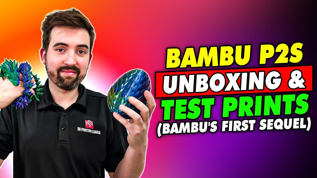 Bambu Lab P2S — Unboxing, Features, and Test Prints