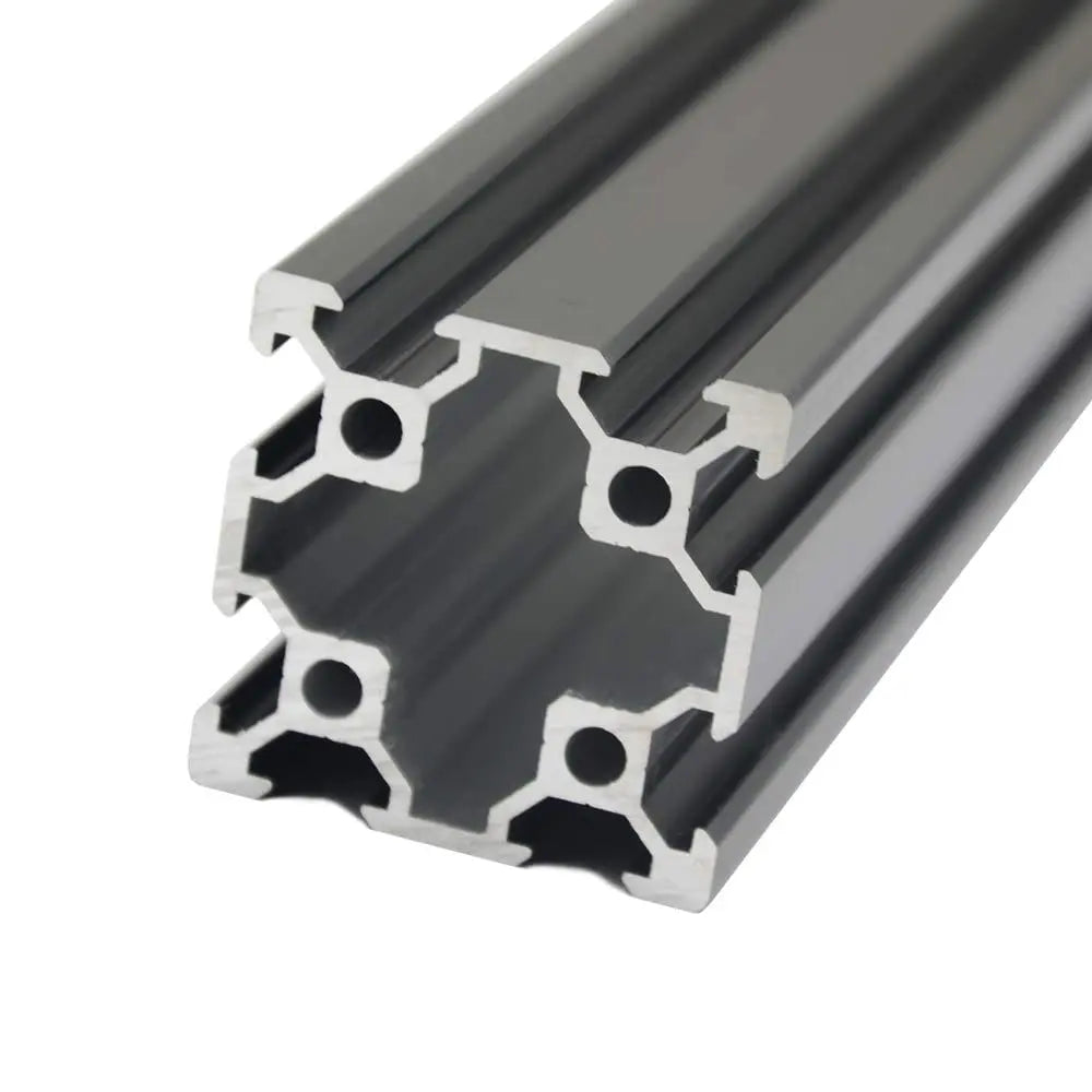 4040 V-Slot Extrusion 20-Series 40mm X 40mm X 2.5m - Black - 3D