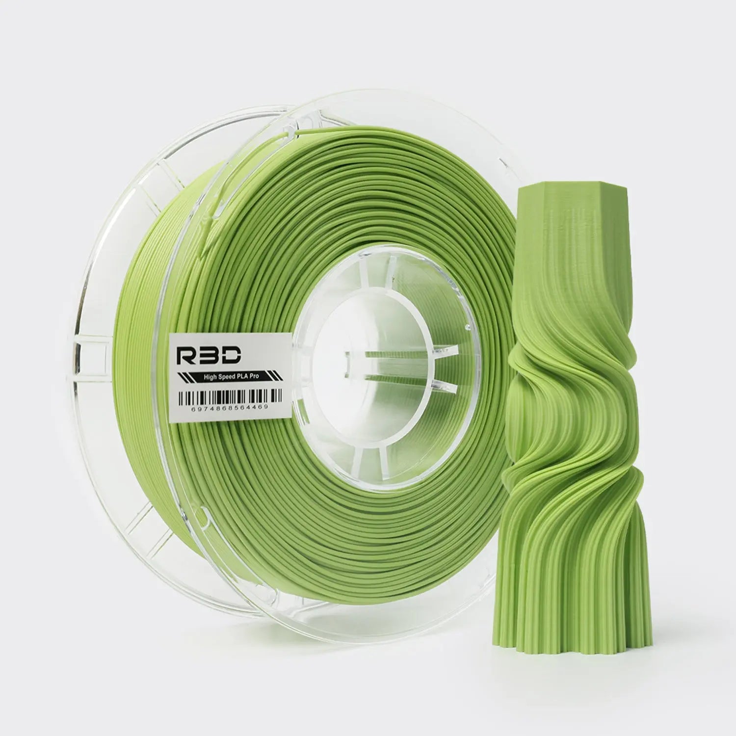 Avocado Green Matte PLA Filament 1.75mm 1kg | R3D High Speed