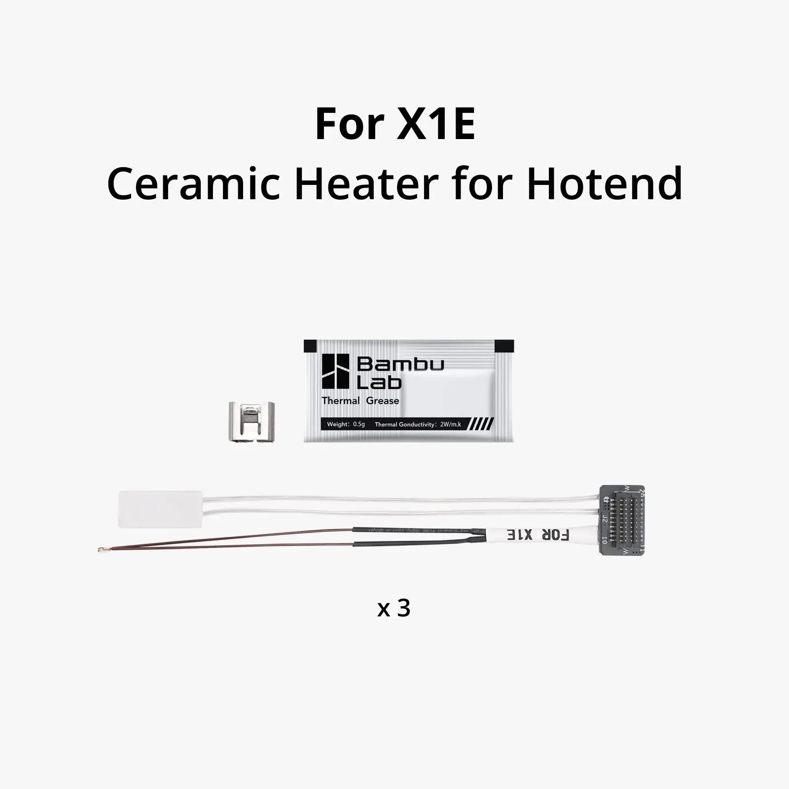 Bambu Lab X1E Ceramic Heater for Hotend - 3D Printing Canada
