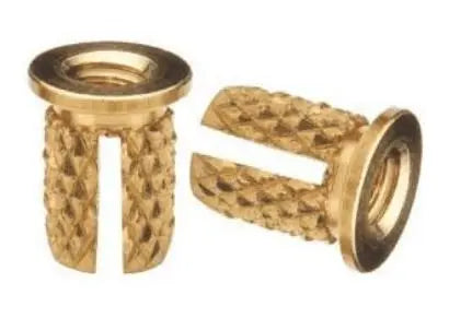Brass Flanged Expanding Inserts for Plastic - Non Reversed - M5 - 10