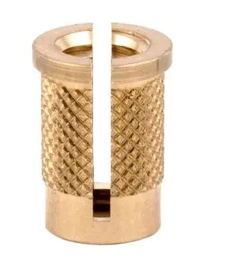 Brass Flanged Expanding Inserts for Plastic - Reversed for Through