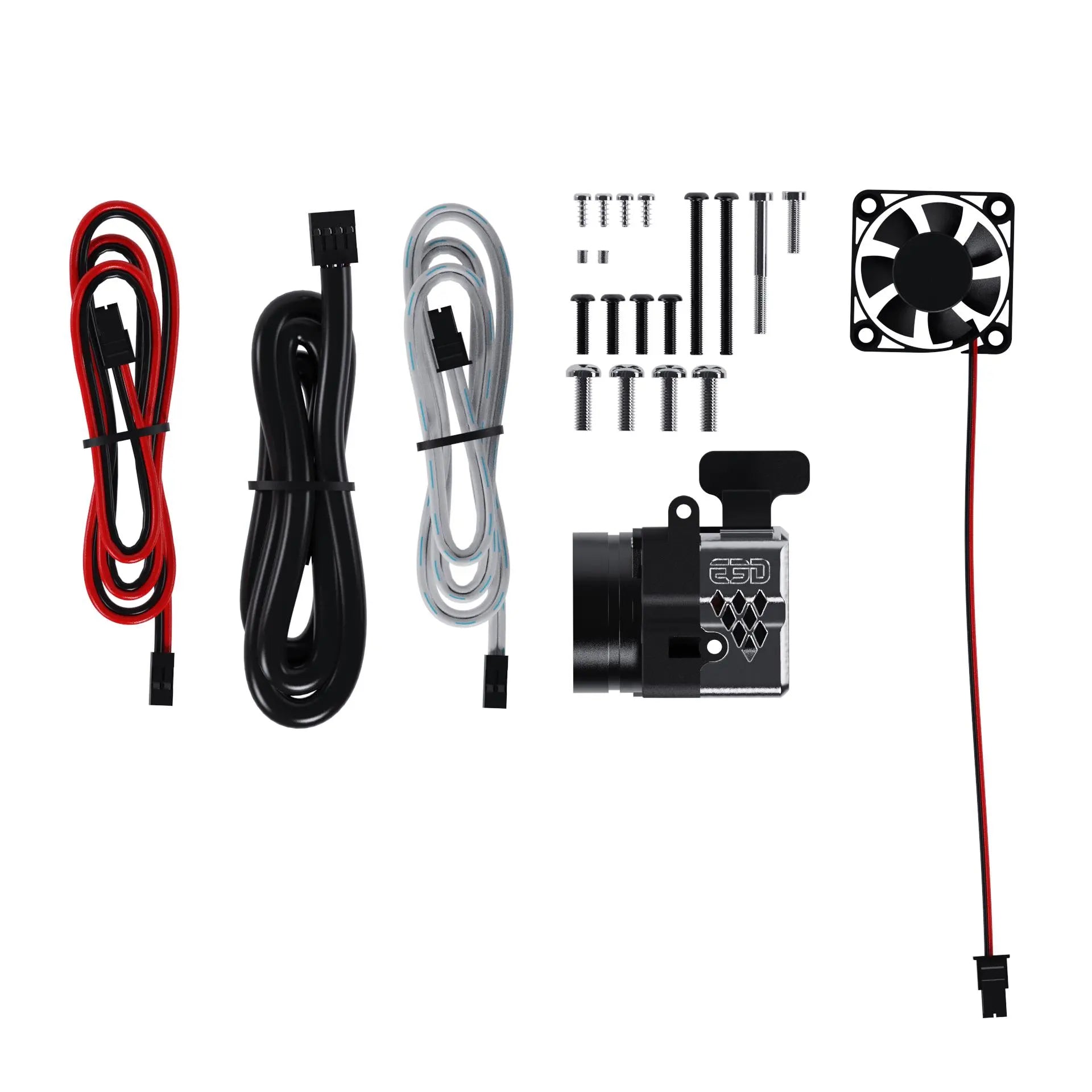 E3D Roto Coldside Packed Inc. Cables and Fan Kit - 3D Printing Canada
