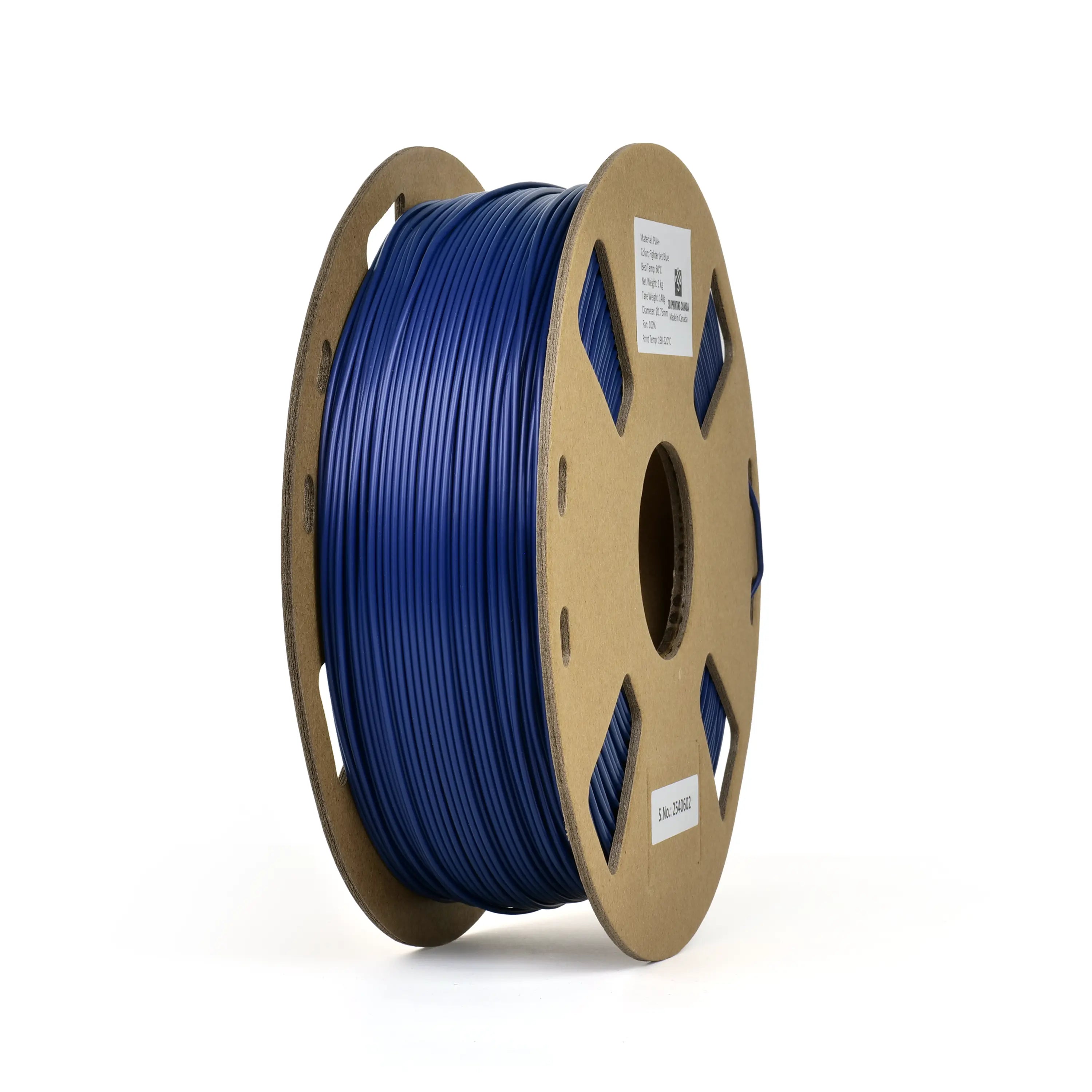 Fighter Jet Blue - Canadian-made PLA+ Filament - 1.75mm, 1kg - 3D
