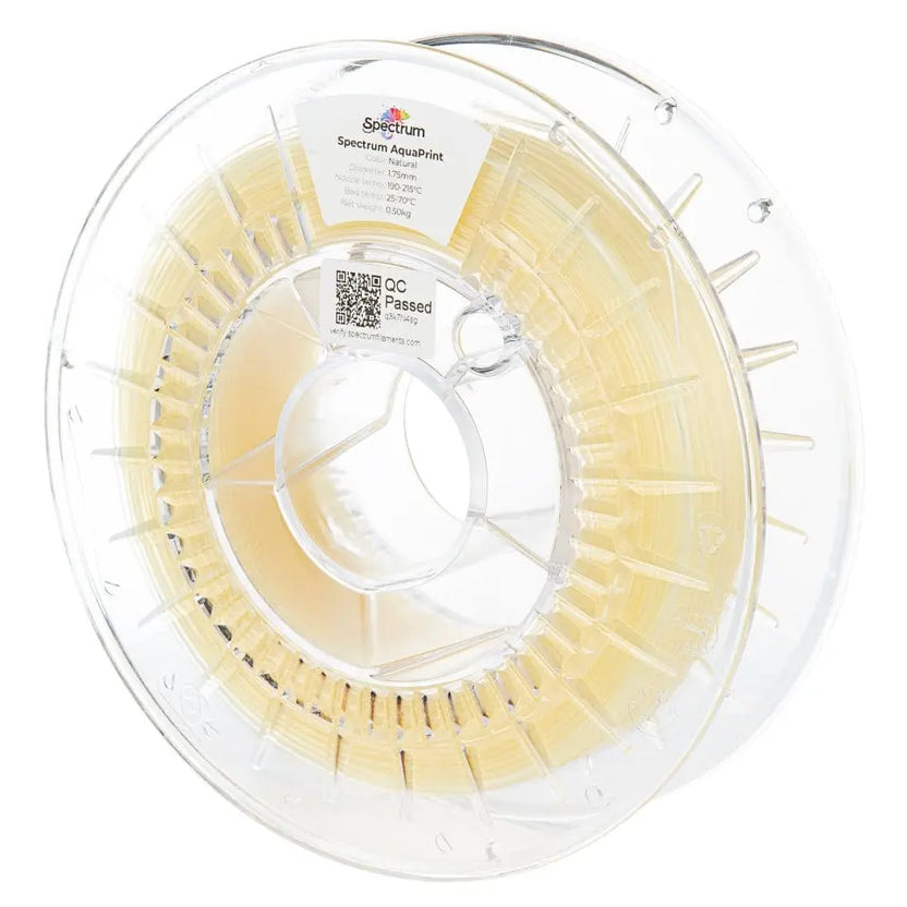 Natural - Spectrum AquaPrint Filament - 1.75mm, 0.5kg - 3D Printing