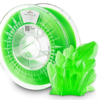 Neon Green - Spectrum PLA Crystal - 1.75mm, 1kg - 3D Printing Canada