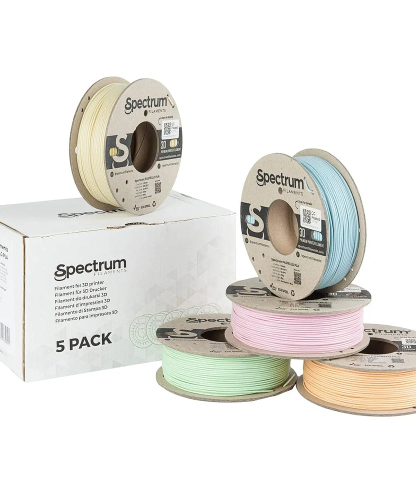 PLA Pastello Multi Pack - Spectrum PLA Pastello Filament - 1.75mm, 5x