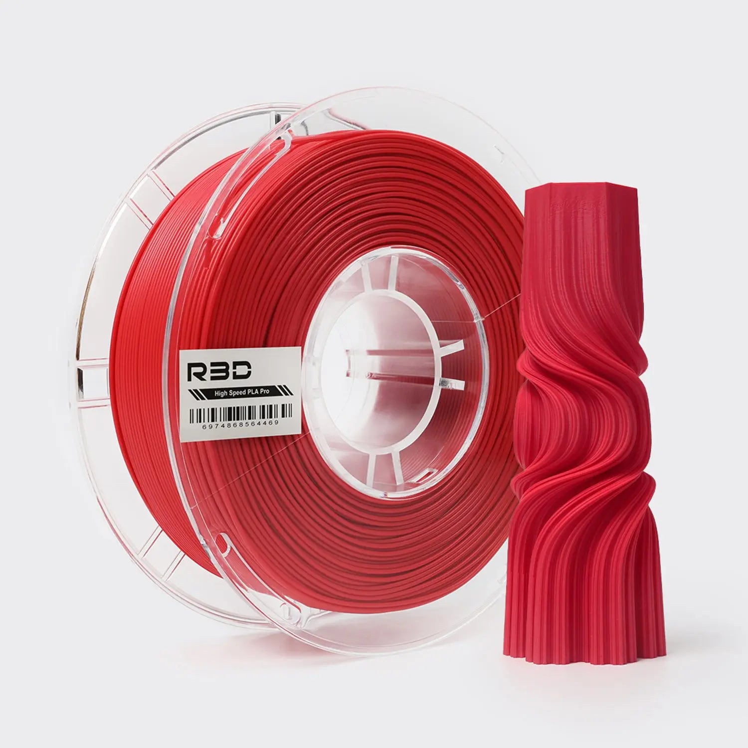 Raspberry Red - R3D High Speed Matte PLA Filament - 1.75mm, 1kg - 3D