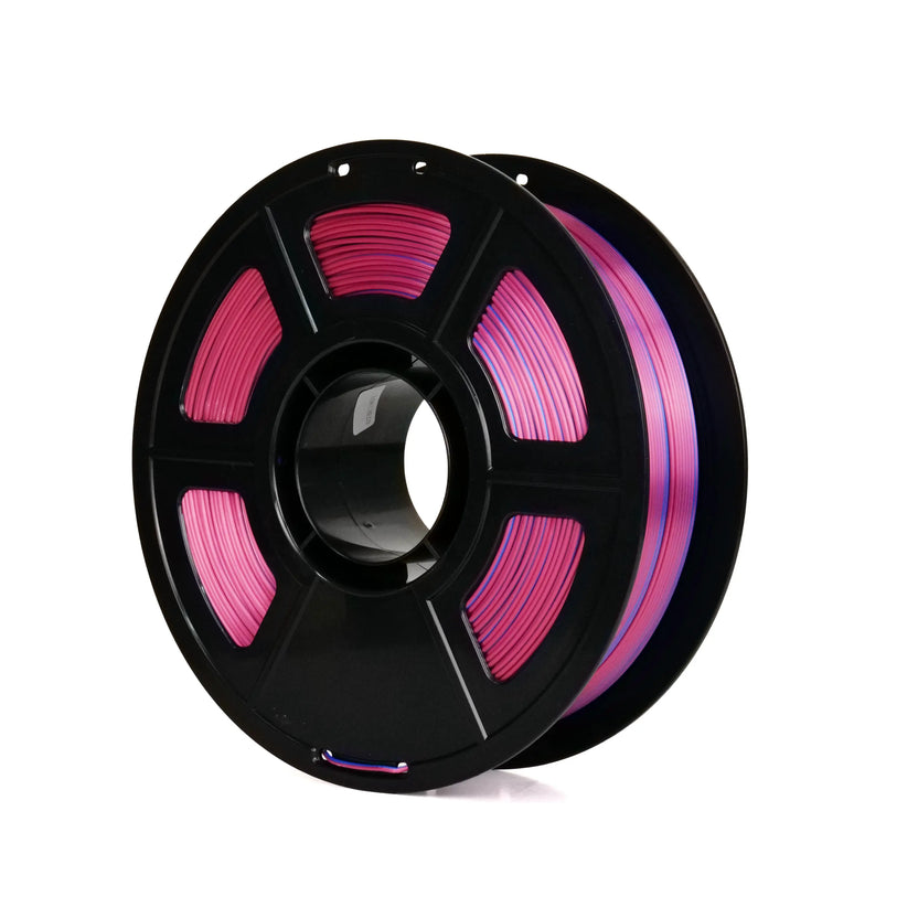 Red/Blue - Unveil Form DualTone Silk PLA - 1.75mm, 1kg - 3D Printing